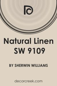 Natural Linen SW 9109 Paint Color by Sherwin Williams - DecorCreek