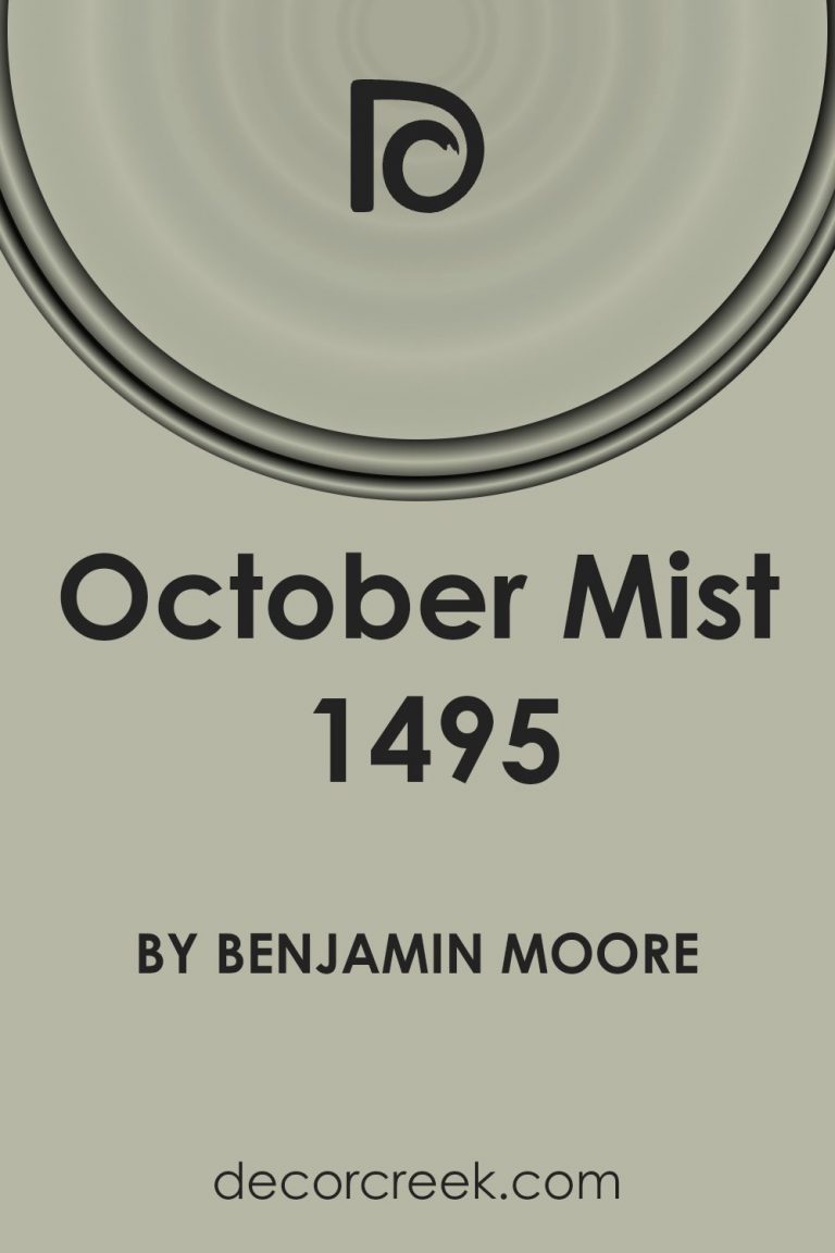 October Mist 1495 Paint Color by Benjamin Moore - DecorCreek