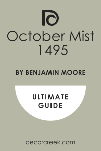 October Mist 1495 Paint Color by Benjamin Moore - DecorCreek