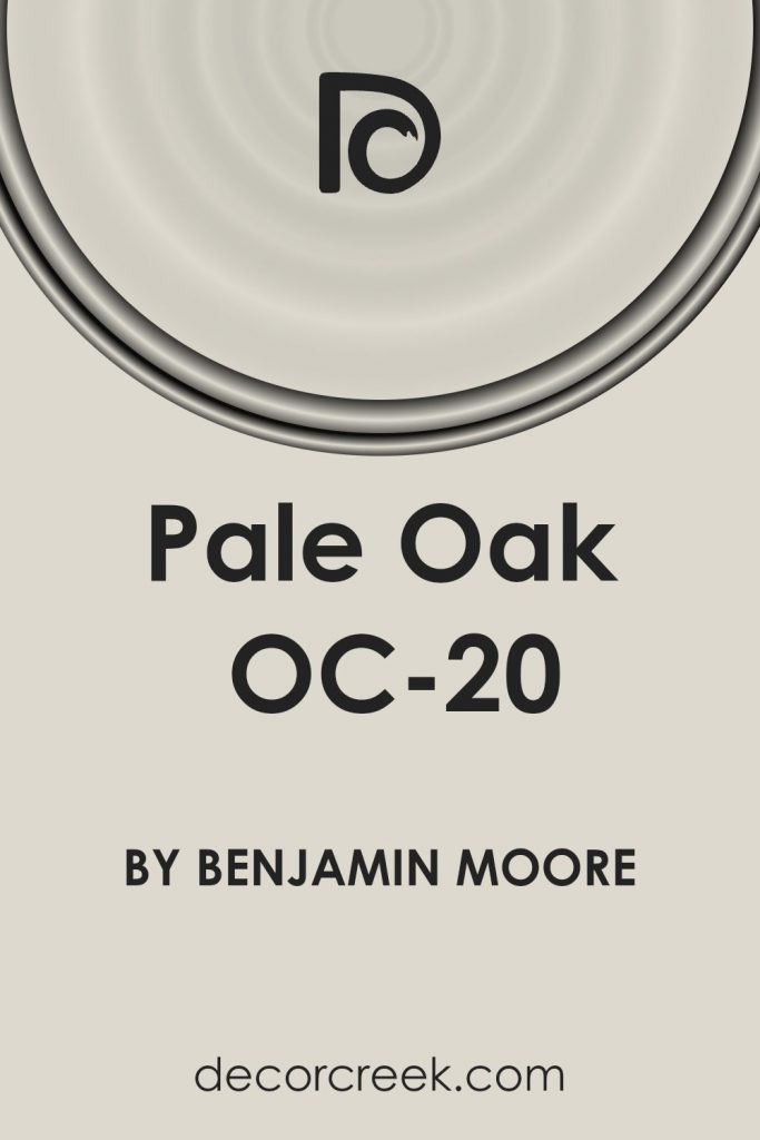 Pale Oak OC-20 Paint Color by Benjamin Moore - DecorCreek