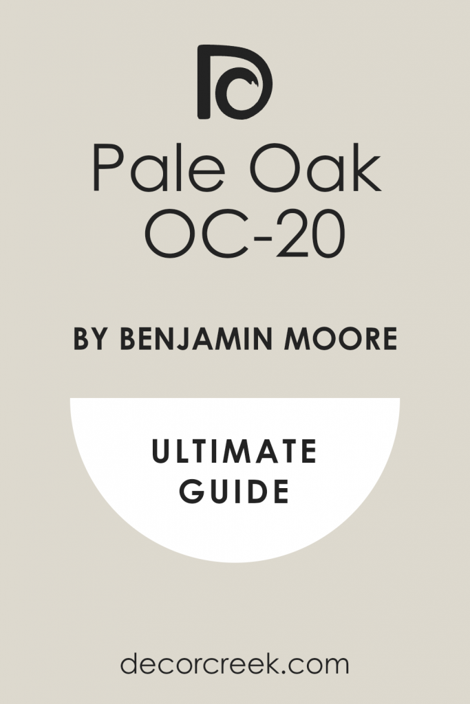 Pale Oak OC-20 Paint Color by Benjamin Moore - DecorCreek
