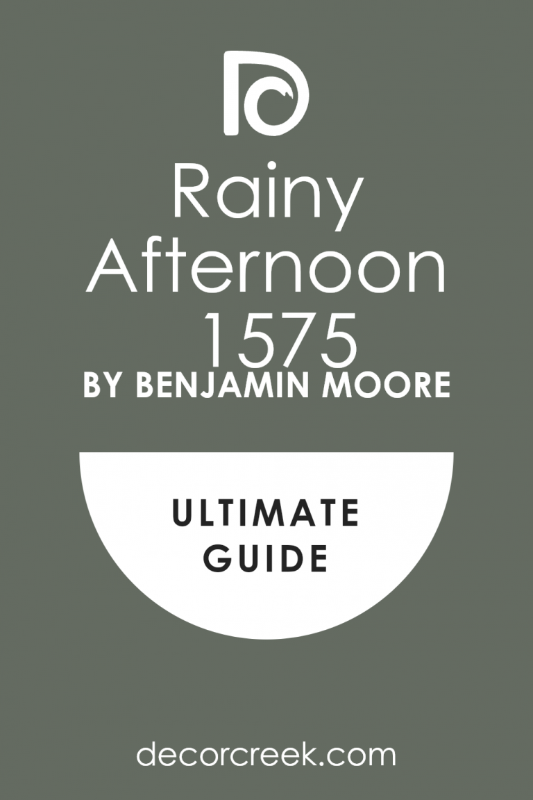 Rainy Afternoon 1575 Paint Color by Benjamin Moore - DecorCreek