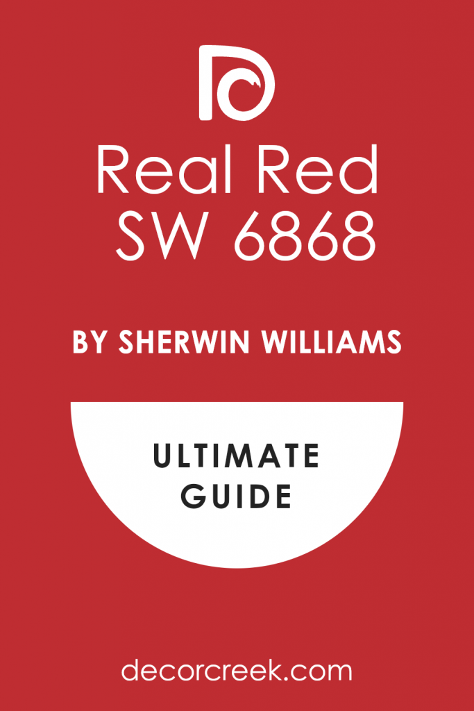 Real Red SW 6868 Paint Color by Sherwin Williams - DecorCreek