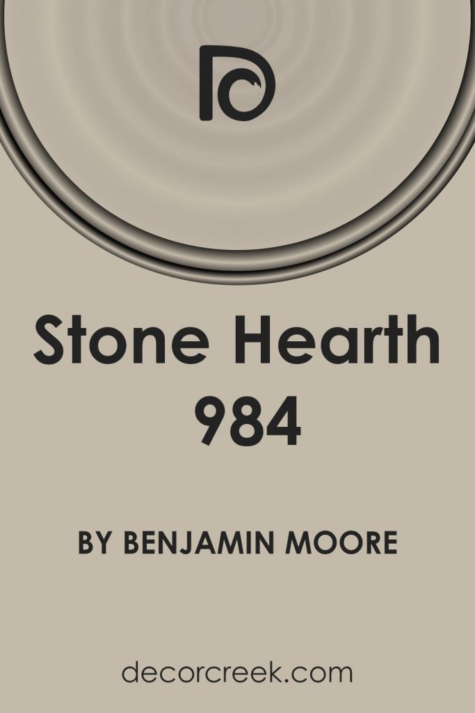 Stone Hearth 984 Paint Color by Benjamin Moore - DecorCreek