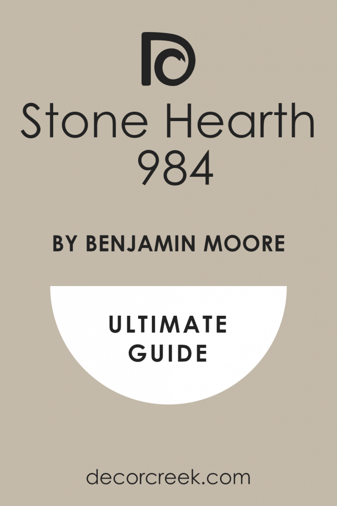 Stone Hearth 984 Paint Color by Benjamin Moore - DecorCreek