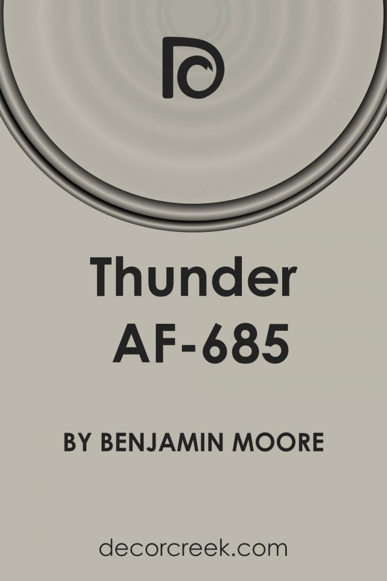 Thunder AF-685 Paint Color by Benjamin Moore - DecorCreek