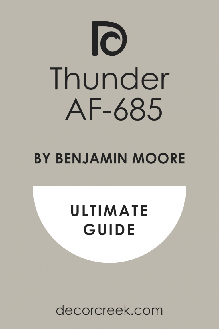 Thunder AF-685 Paint Color by Benjamin Moore - DecorCreek