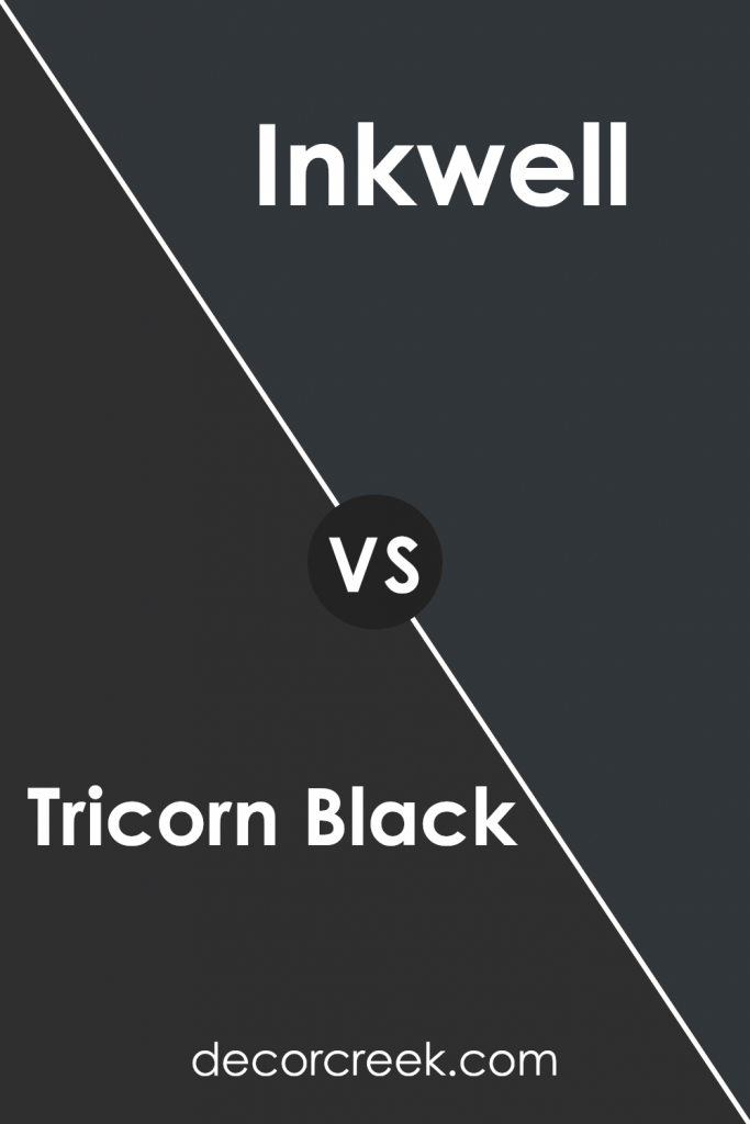 Tricorn Black SW 6258 Paint Color by Sherwin Williams - DecorCreek