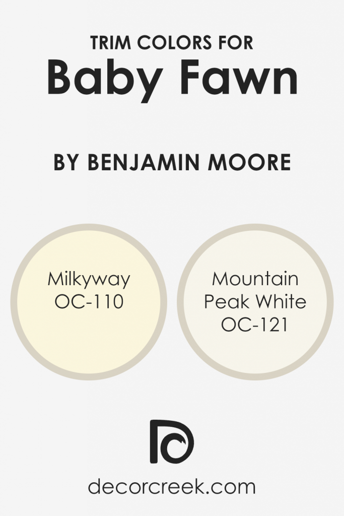 Baby Fawn OC-15 Paint Color by Benjamin Moore - DecorCreek