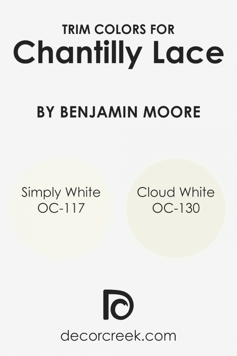 Chantilly Lace OC-65 Paint Color by Benjamin Moore - DecorCreek