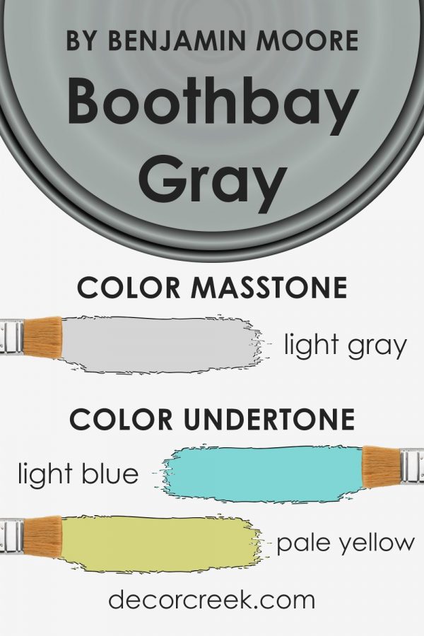 Boothbay Gray HC-165 Paint Color by Benjamin Moore - DecorCreek