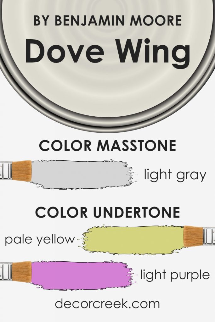 Dove Wing OC-18 Paint Color by Benjamin Moore - DecorCreek