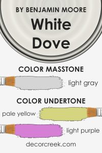 White Dove OC-17 Paint Color by Benjamin Moore - DecorCreek