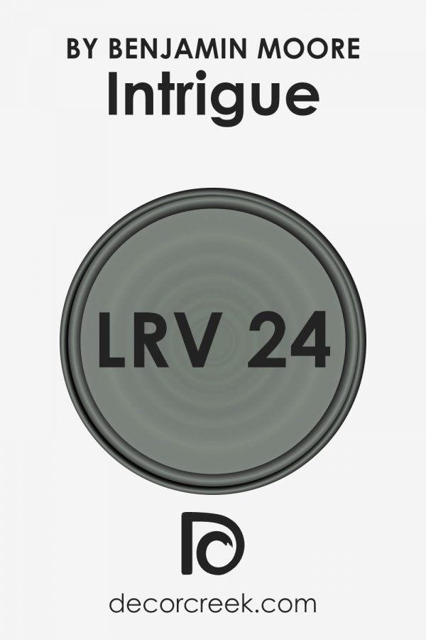 Intrigue 1580 Paint Color by Benjamin Moore - DecorCreek