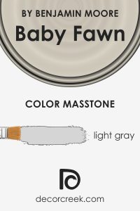 Baby Fawn OC-15 Paint Color by Benjamin Moore - DecorCreek