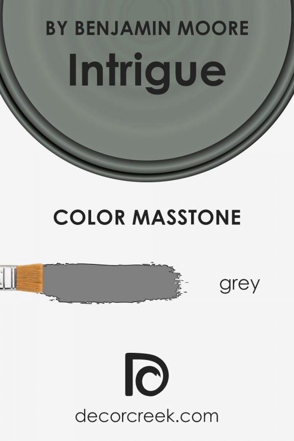 Intrigue 1580 Paint Color by Benjamin Moore - DecorCreek