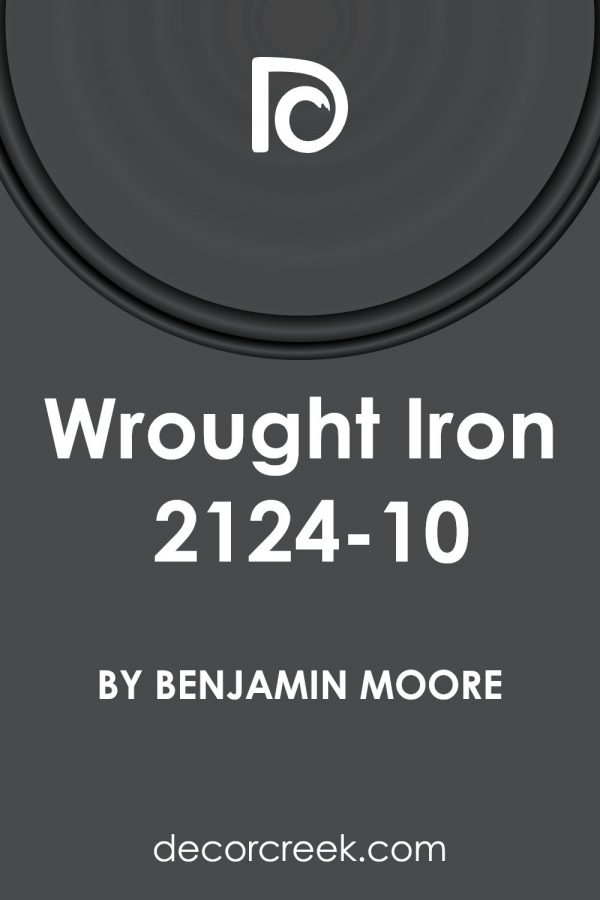 Wrought Iron 2124-10 Paint Color by Benjamin Moore - DecorCreek