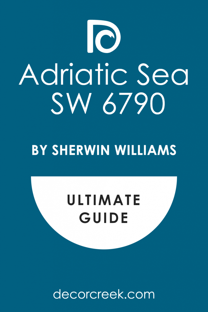 Adriatic Sea SW 6790 Paint Color by Sherwin Williams - DecorCreek