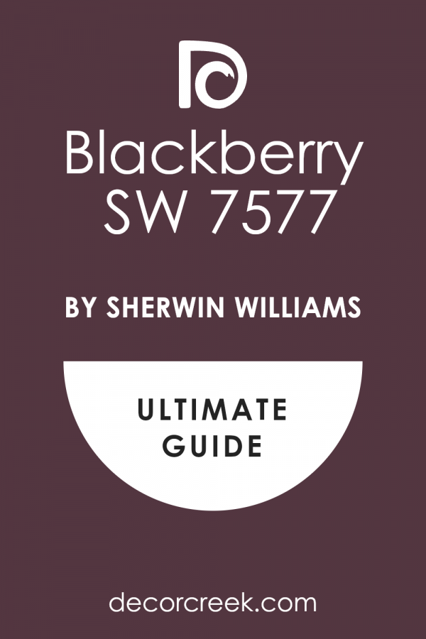 Blackberry SW 7577 Paint Color by Sherwin Williams - DecorCreek