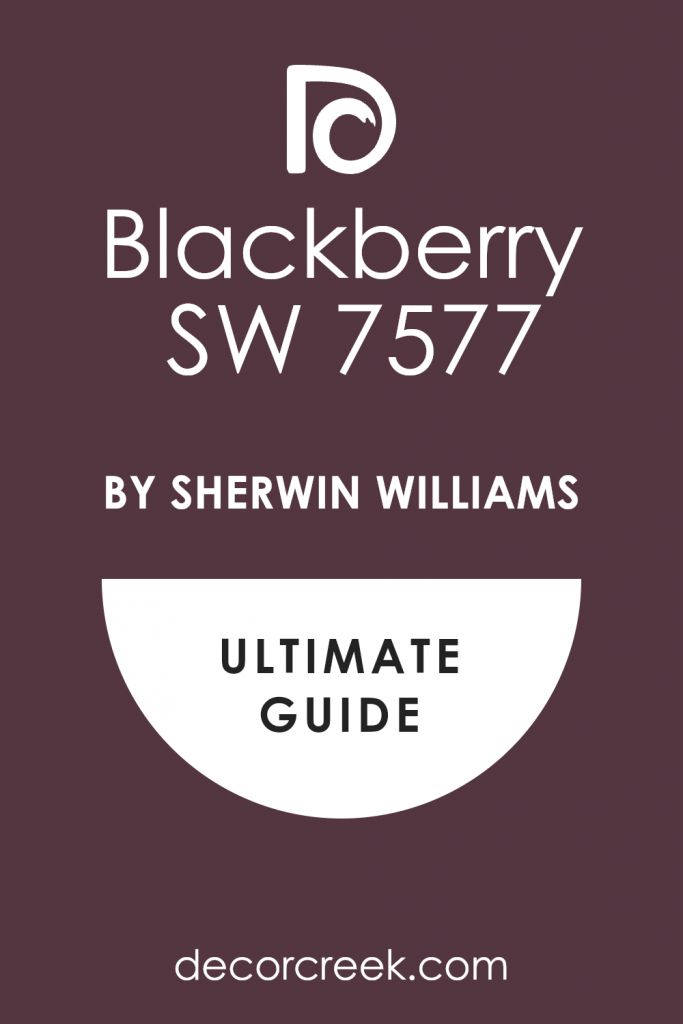 Blackberry SW 7577 Paint Color by Sherwin Williams - DecorCreek