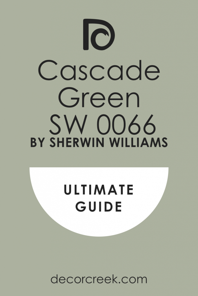 Cascade Green SW 0066 Paint Color by Sherwin Williams - DecorCreek