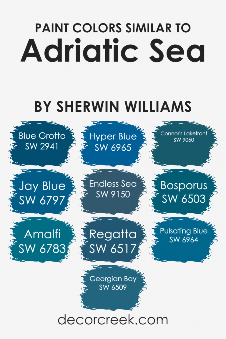 Adriatic Sea SW 6790 Paint Color by Sherwin Williams - DecorCreek