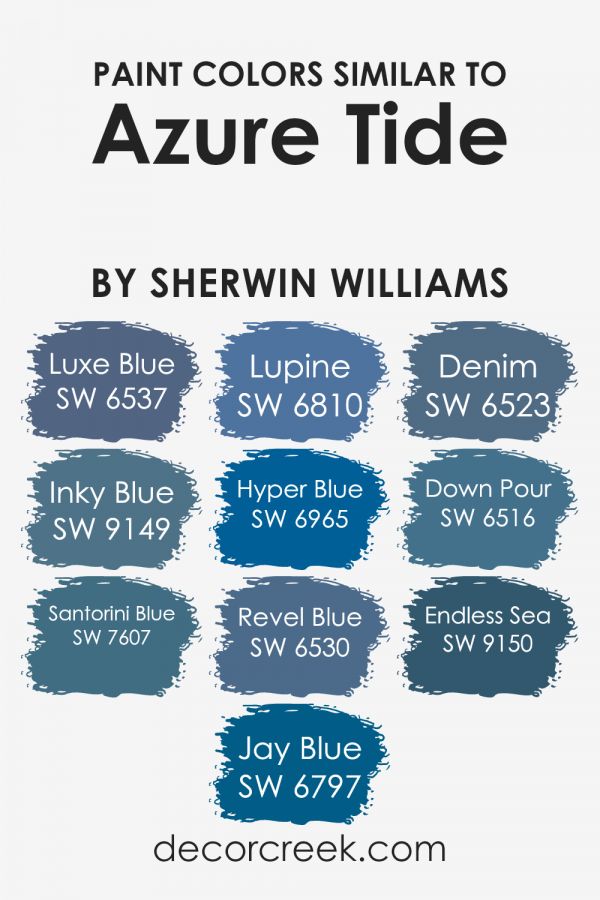 Azure Tide SW 9684 Paint Color by Sherwin Williams - DecorCreek