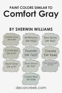 Comfort Gray SW 6205 Paint Color by Sherwin Williams - DecorCreek