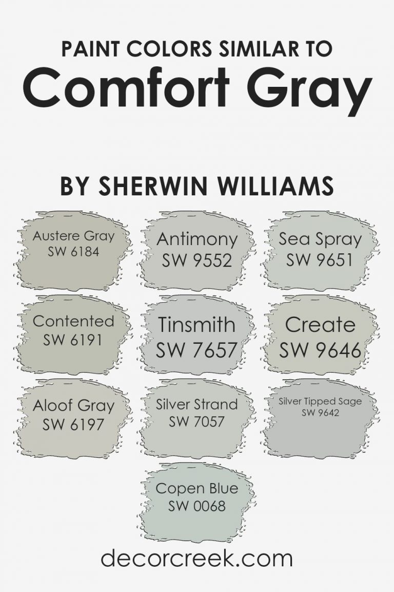 Comfort Gray SW 6205 Paint Color by Sherwin Williams - DecorCreek