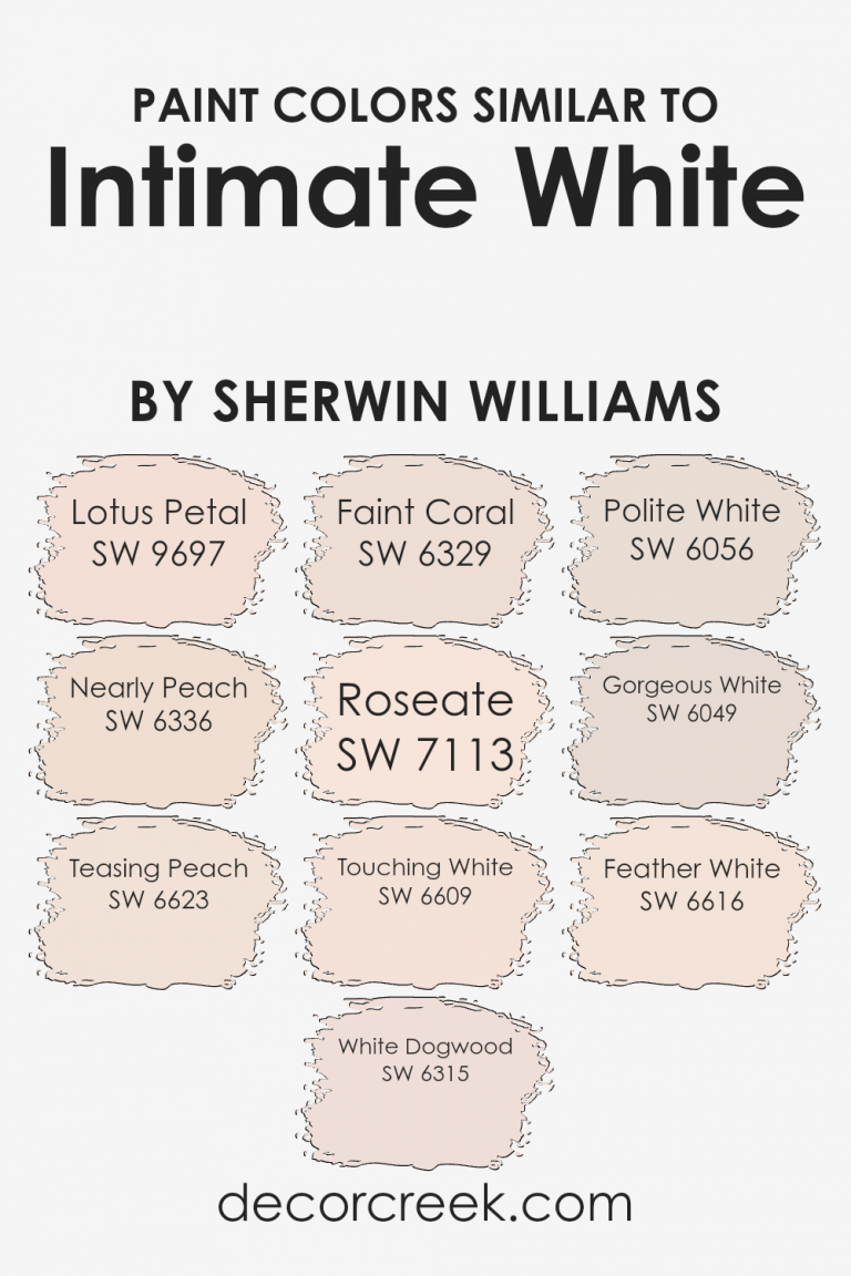 Intimate White SW 6322 Paint Color by Sherwin Williams - DecorCreek