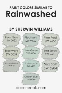 Rainwashed SW 6211 Paint Color by Sherwin Williams - DecorCreek