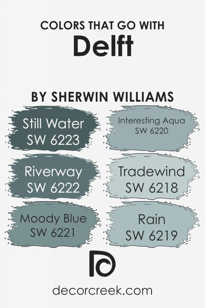Delft SW 9134 Paint Color by Sherwin Williams - DecorCreek