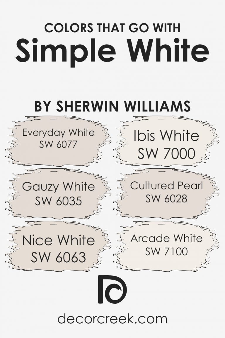 Simple White SW 7021 Paint Color by Sherwin Williams - DecorCreek