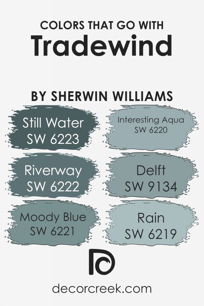 Tradewind SW 6218 Paint Color by Sherwin Williams - DecorCreek