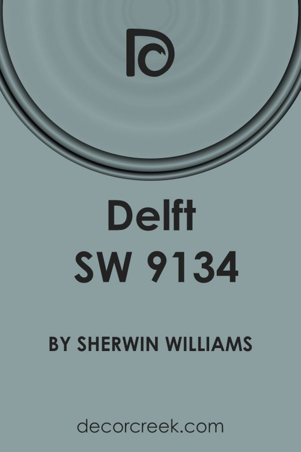 Delft SW 9134 Paint Color by Sherwin Williams - DecorCreek