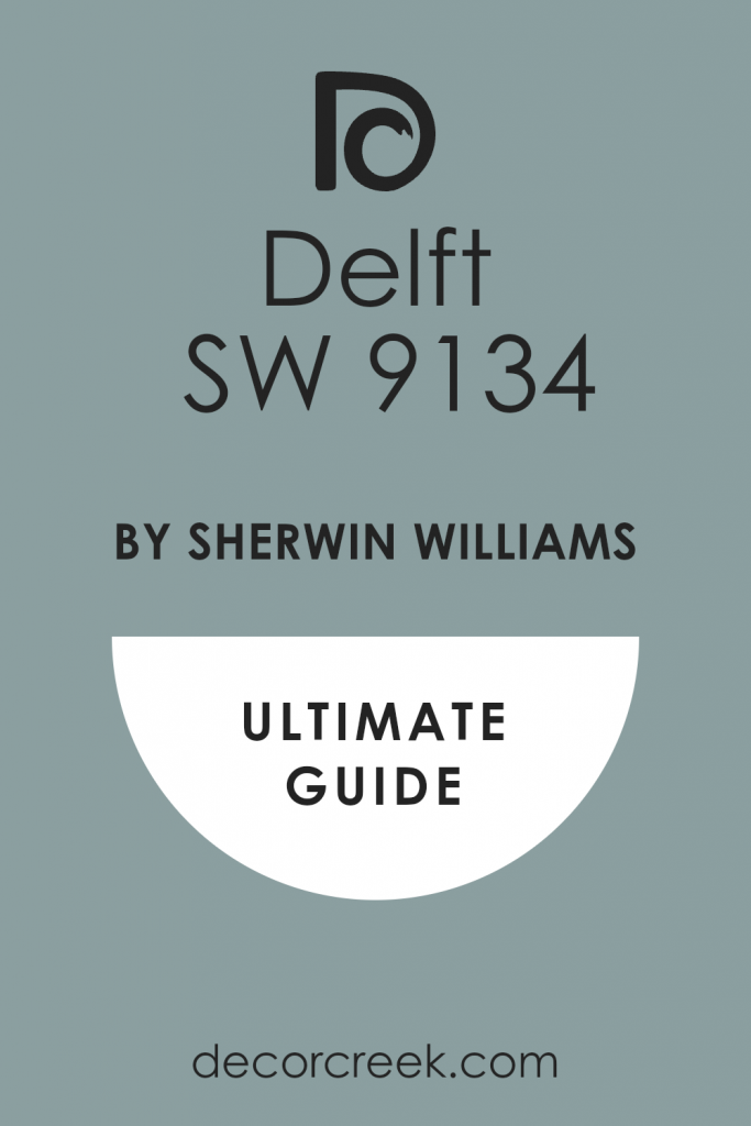 Delft SW 9134 Paint Color by Sherwin Williams - DecorCreek