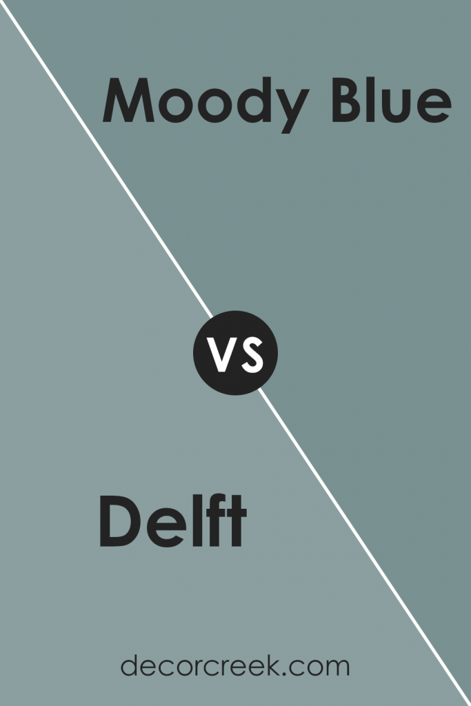 Delft SW 9134 Paint Color by Sherwin Williams - DecorCreek