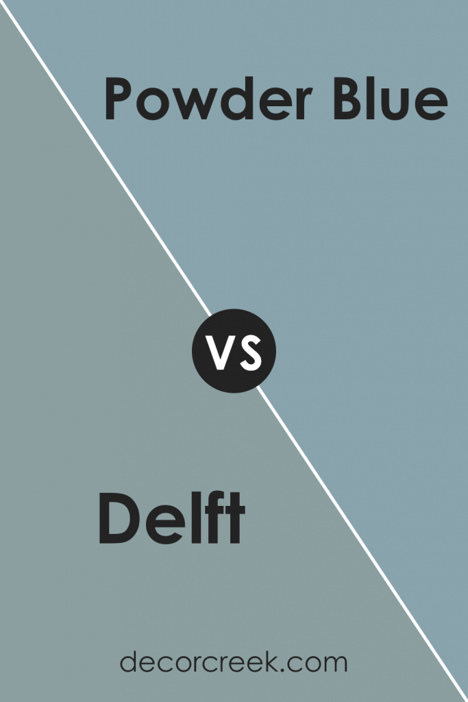 Delft SW 9134 Paint Color by Sherwin Williams - DecorCreek