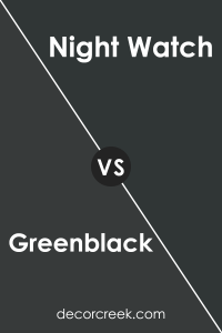 Greenblack SW 6994 Paint Color by Sherwin Williams - DecorCreek