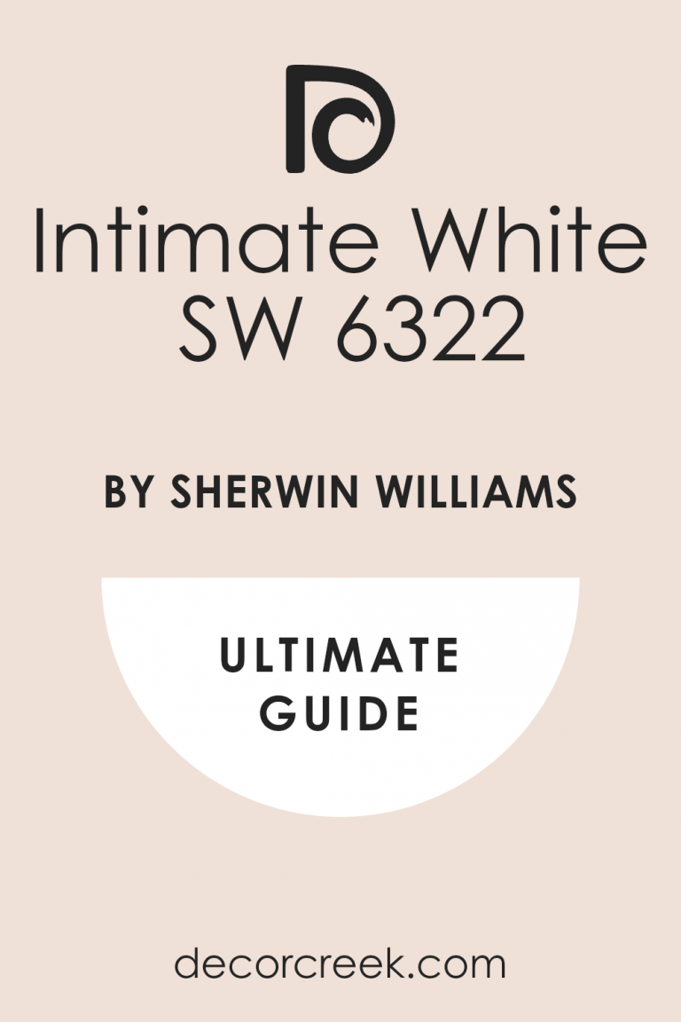 Intimate White SW 6322 Paint Color by Sherwin Williams - DecorCreek