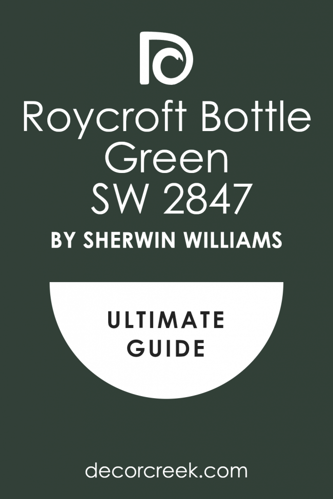 Roycroft Bottle Green SW 2847 Paint Color by Sherwin Williams - DecorCreek