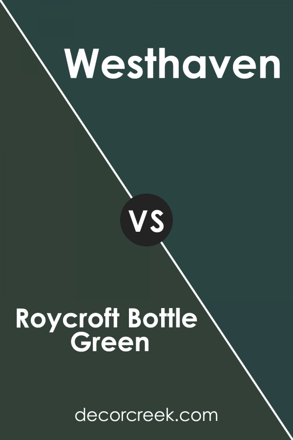Roycroft Bottle Green SW 2847 Paint Color by Sherwin Williams - DecorCreek