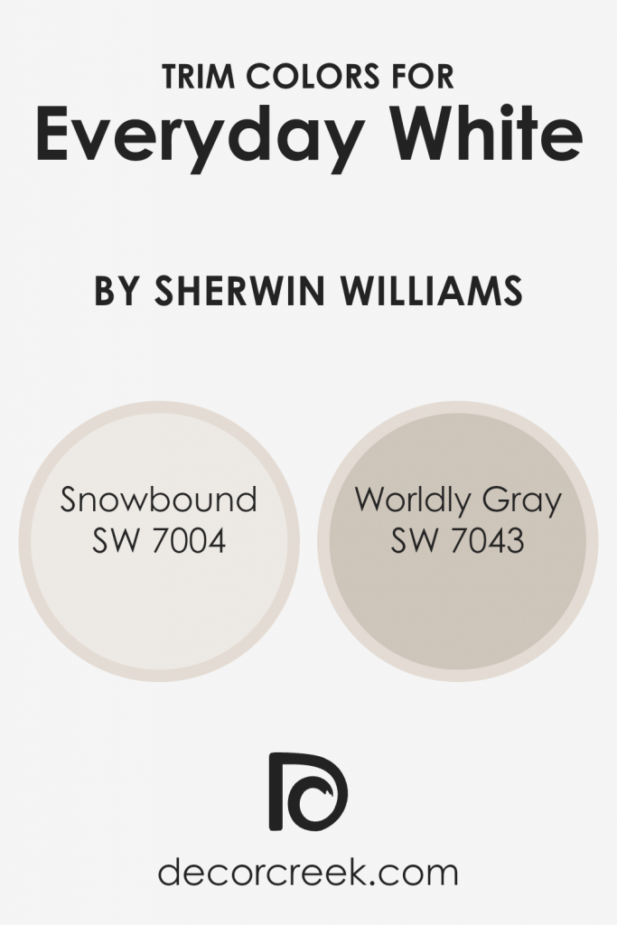 Everyday White SW 6077 Paint Color by Sherwin Williams - DecorCreek