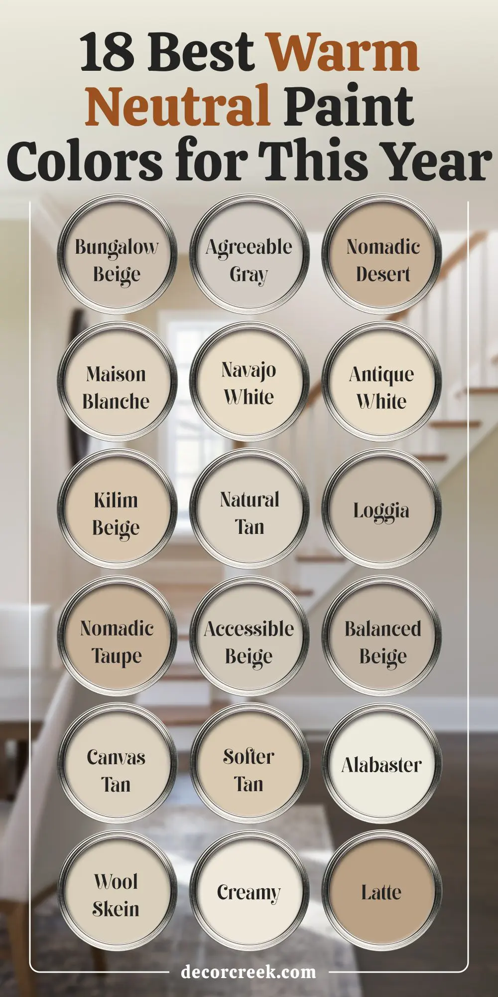 Warm Neutral Paint Colors