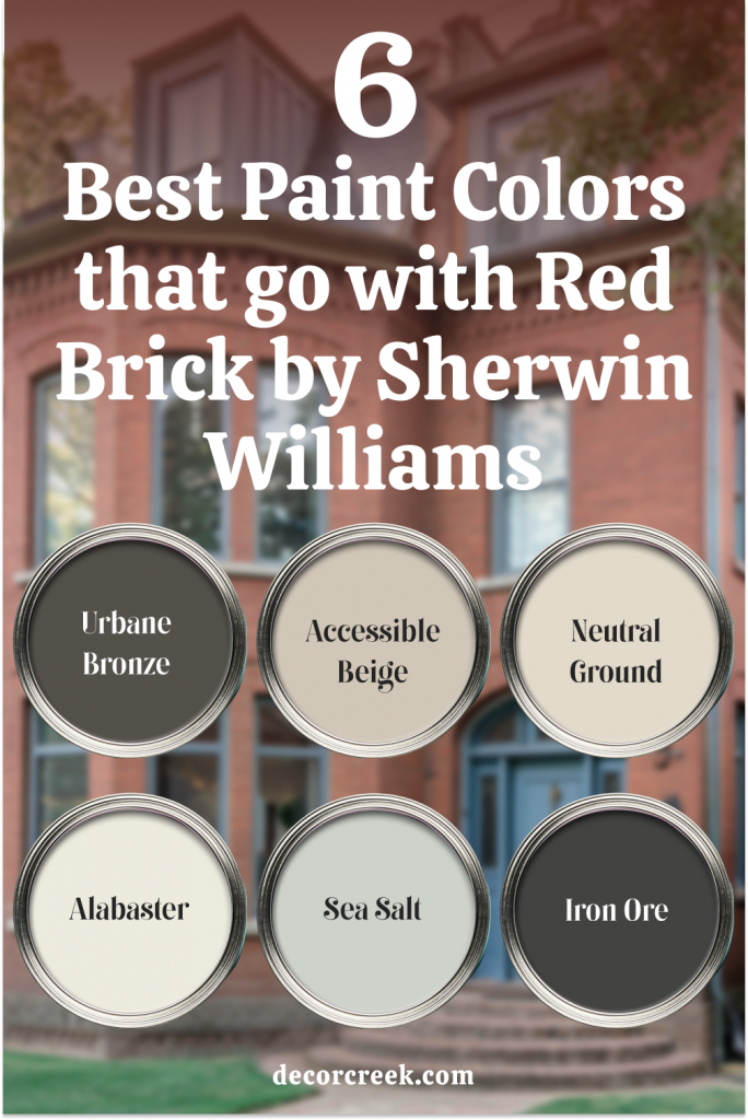 12 Best Paint Colors That Go with Red Brick - DecorCreek