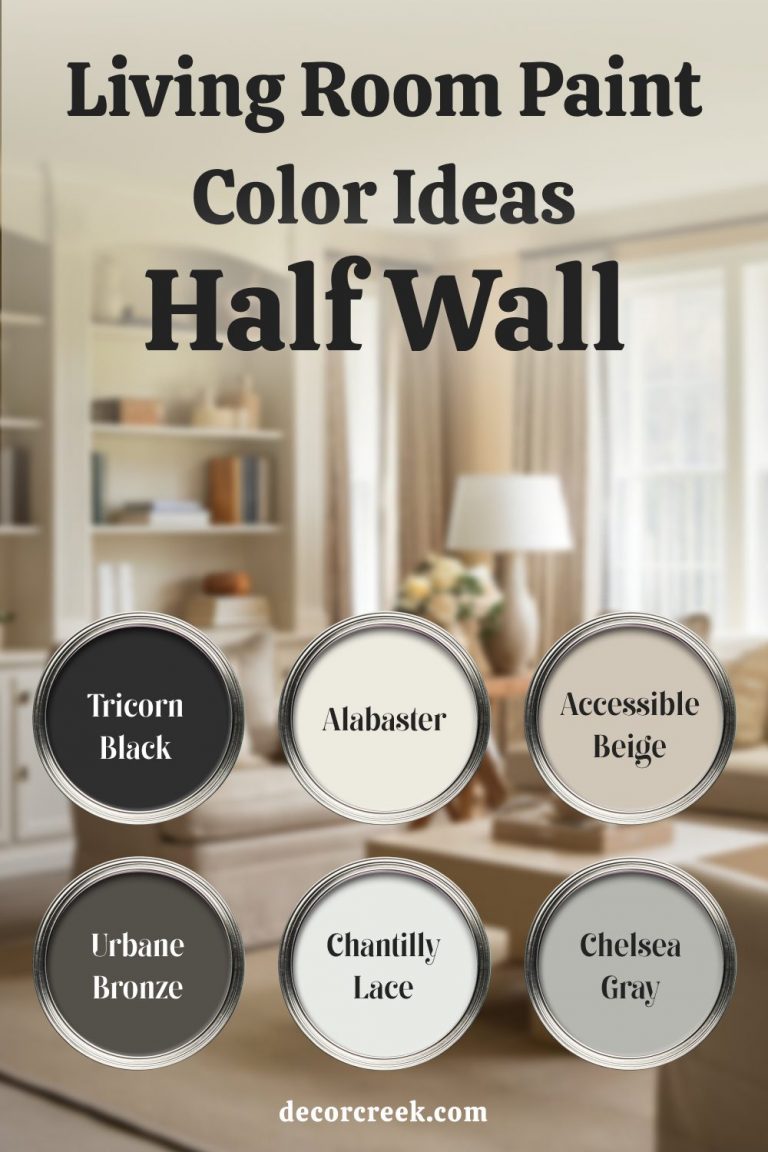 Top 50 Living Room Paint Color Ideas and Palettes - DecorCreek