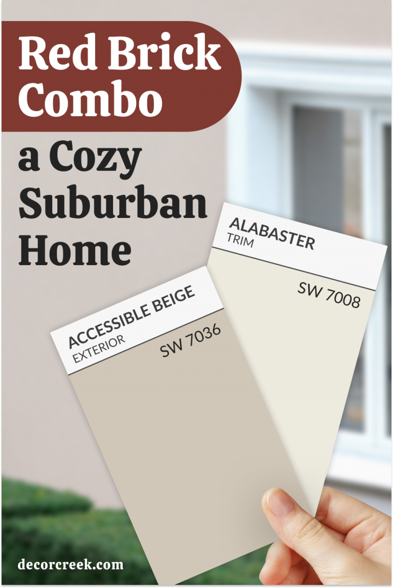 12 Best Paint Colors That Go with Red Brick - DecorCreek