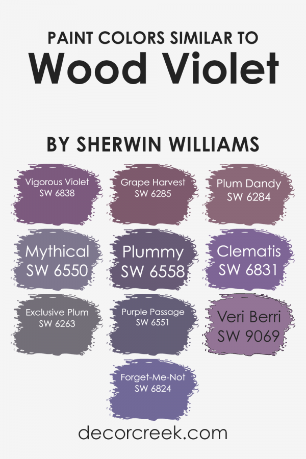 Wood Violet SW 6557 Paint Color by Sherwin Williams - DecorCreek