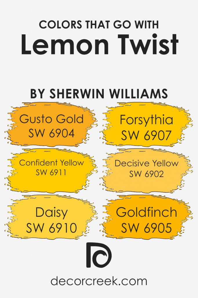 Lemon Twist SW 6909 Paint Color by Sherwin Williams - DecorCreek