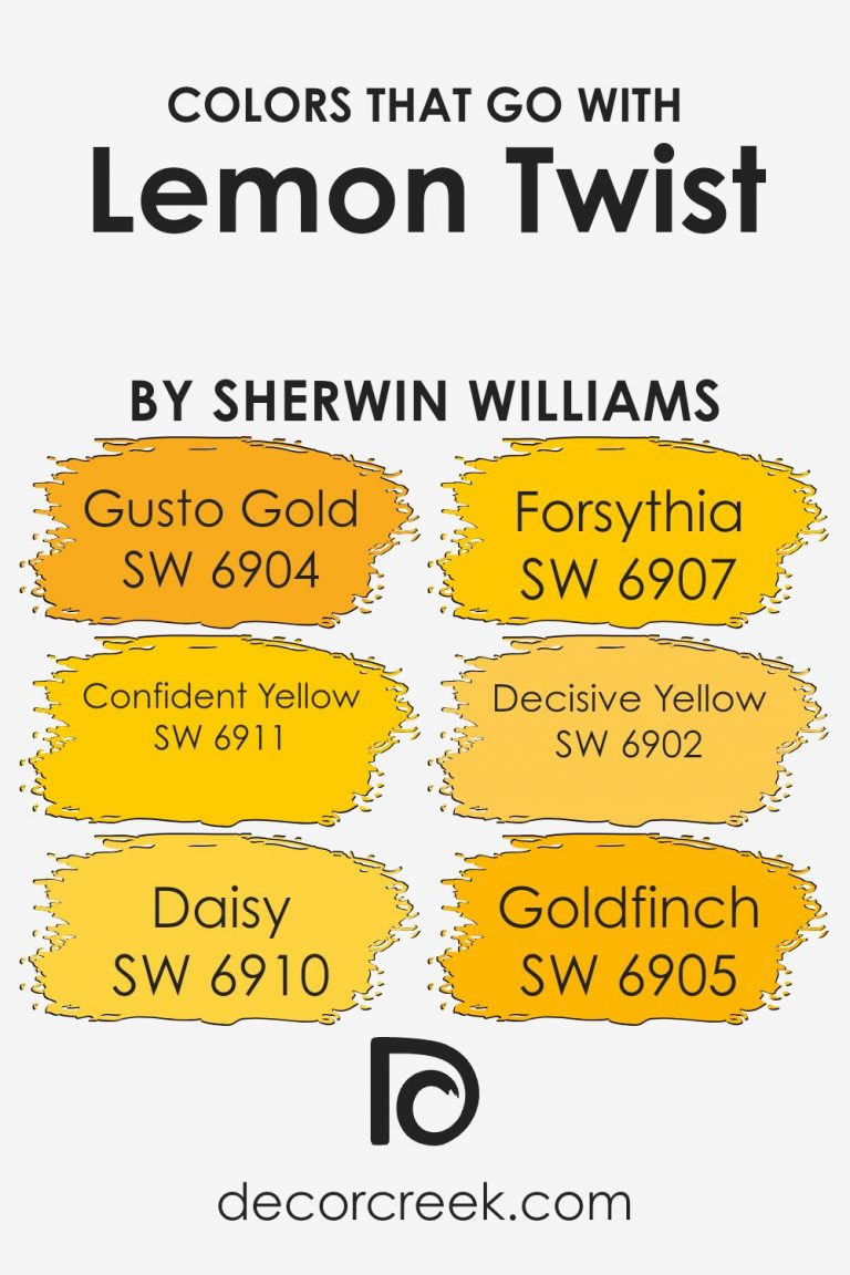 Lemon Twist SW 6909 Paint Color by Sherwin Williams - DecorCreek